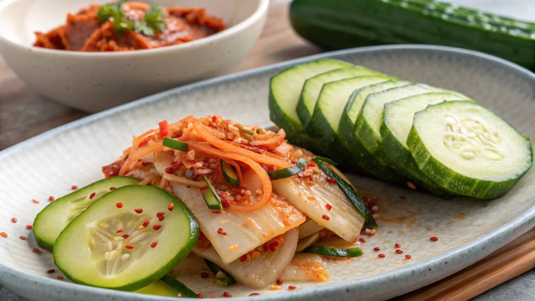 Make Authentic Cucumber Kimchi in Just 15 Minutes!