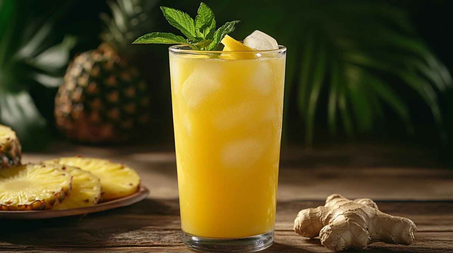 Boost Your Energy With Pineapple Ginger Detox Juice